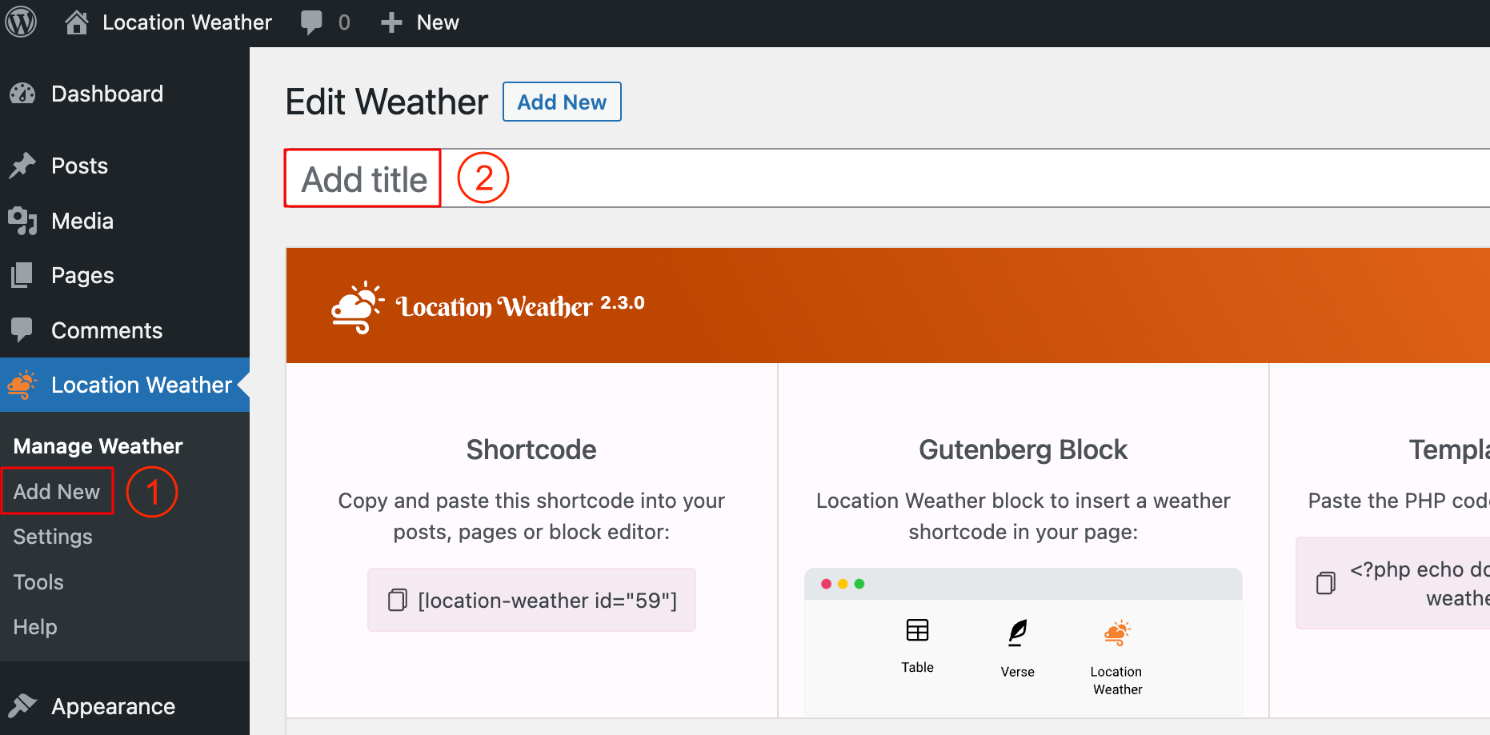 How to Display Weather Details for a Specific Location – Location ...