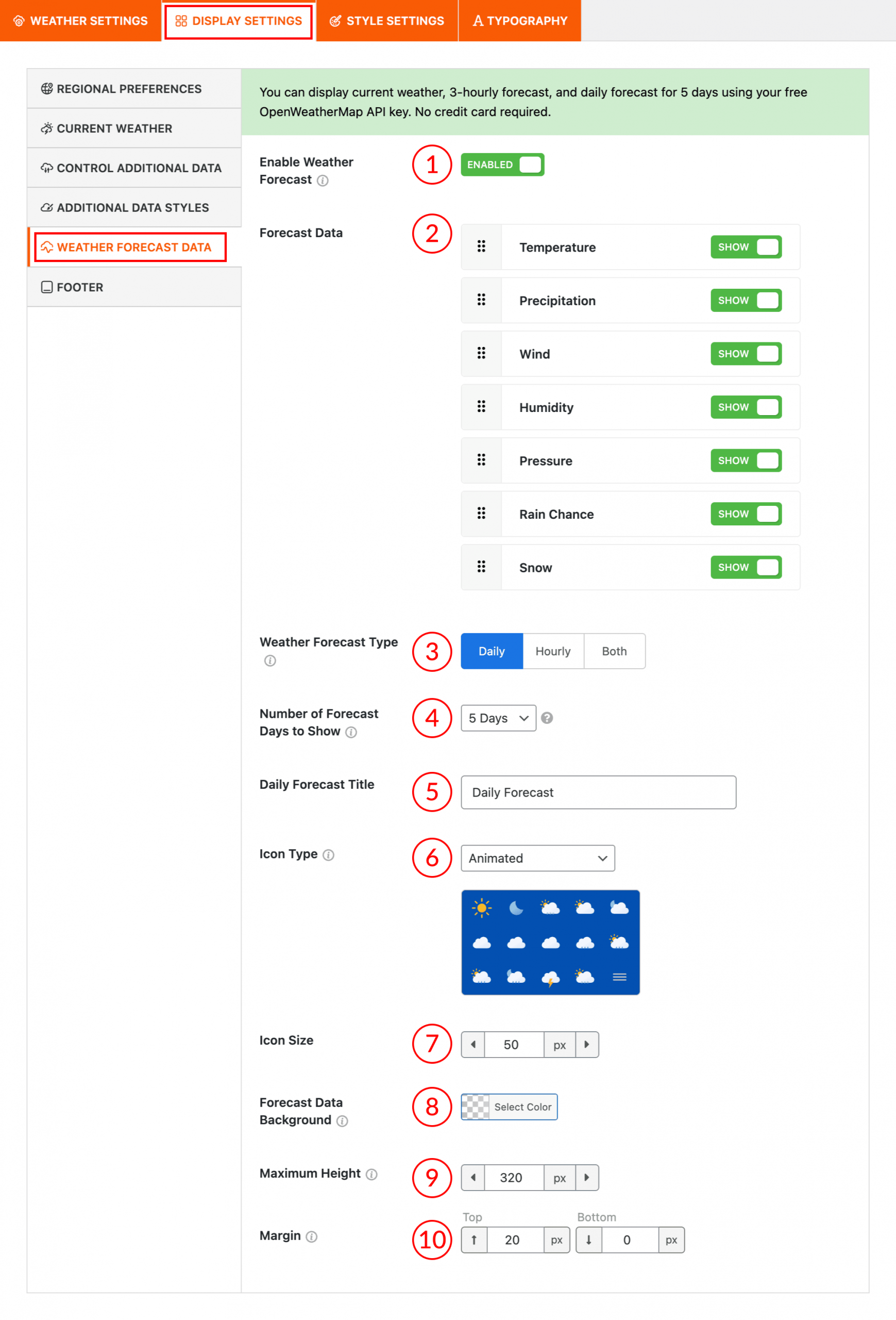 Weather Forecast Data – Location Weather Docs