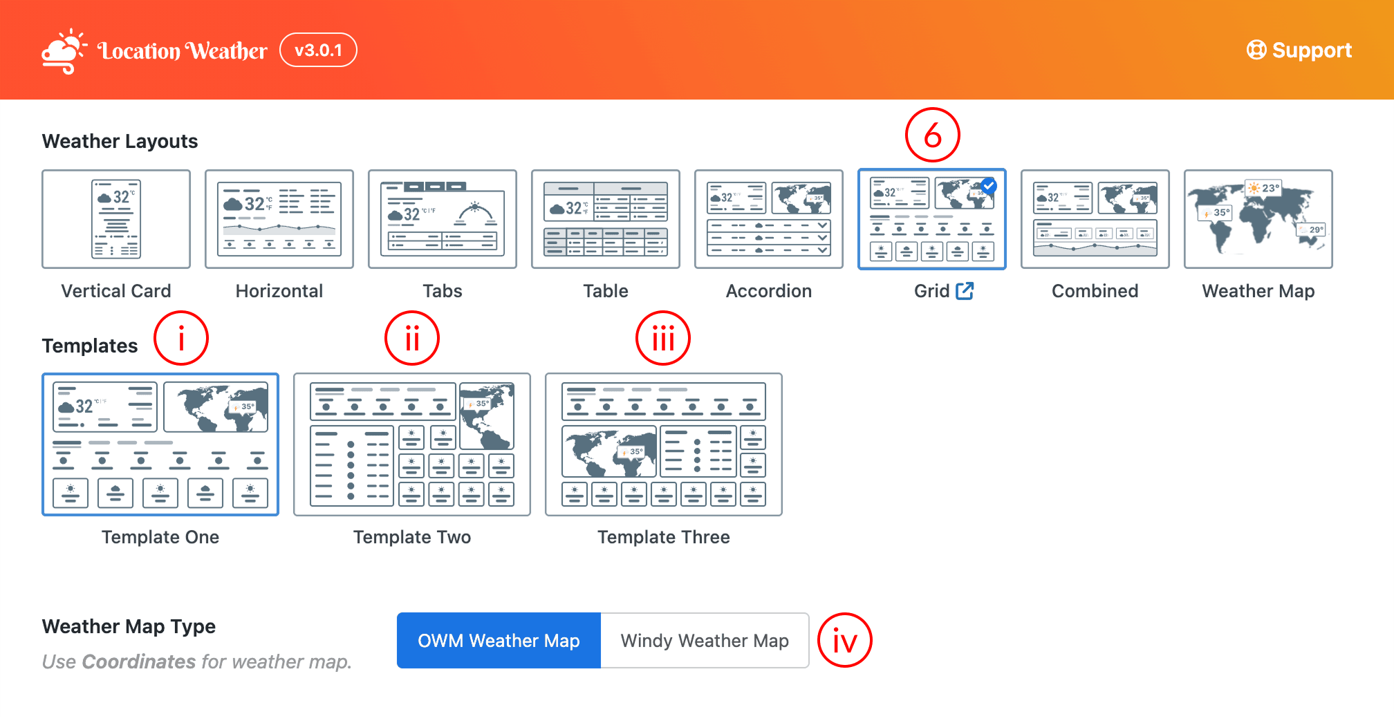 Layouts and Templates – Location Weather Docs