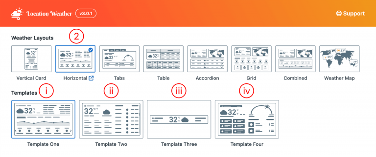 Layouts and Templates – Location Weather Docs