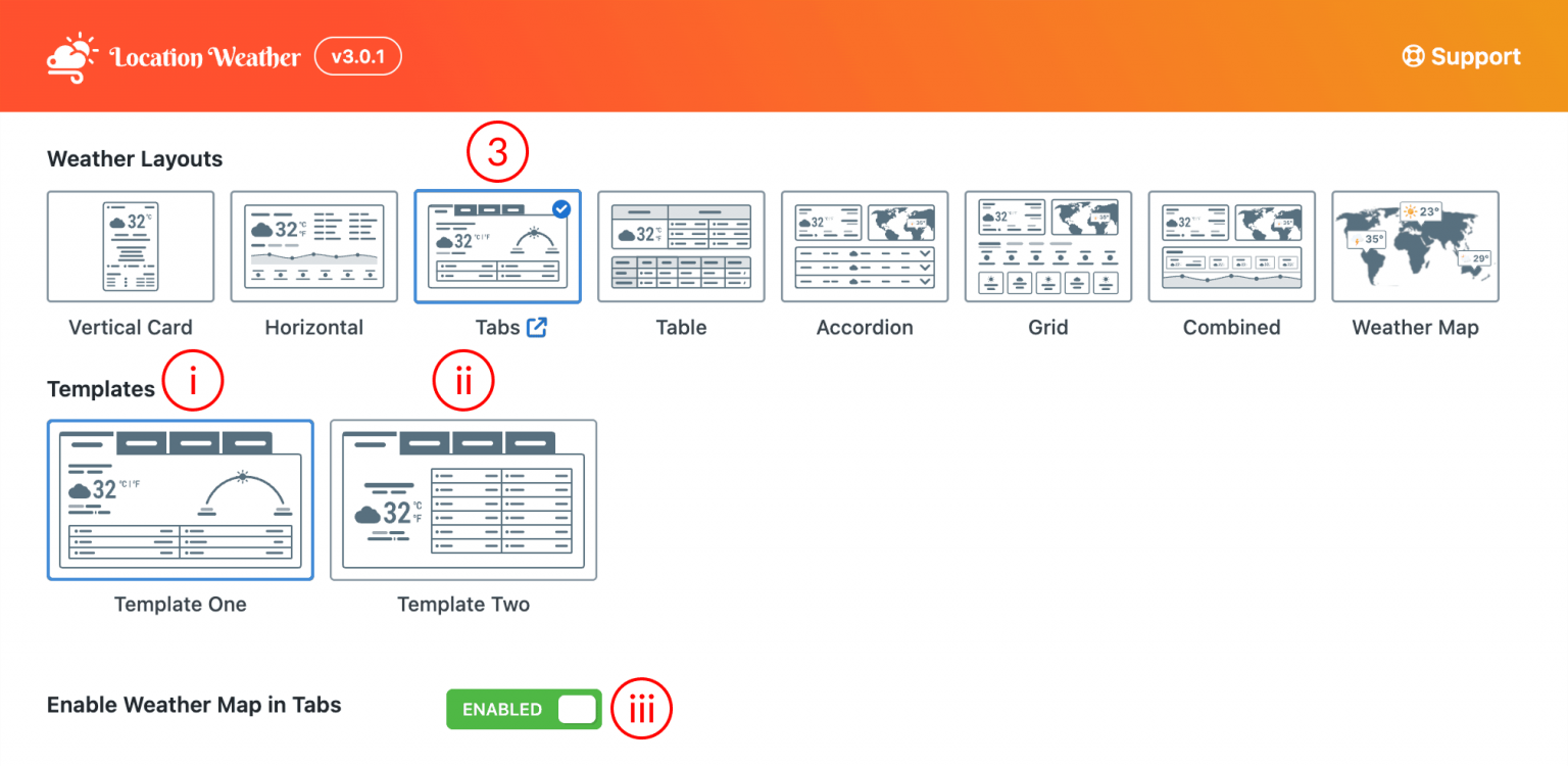 Layouts and Templates – Location Weather Docs