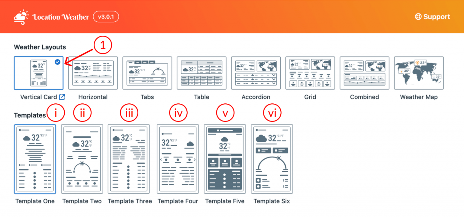 Layouts and Templates – Location Weather Docs