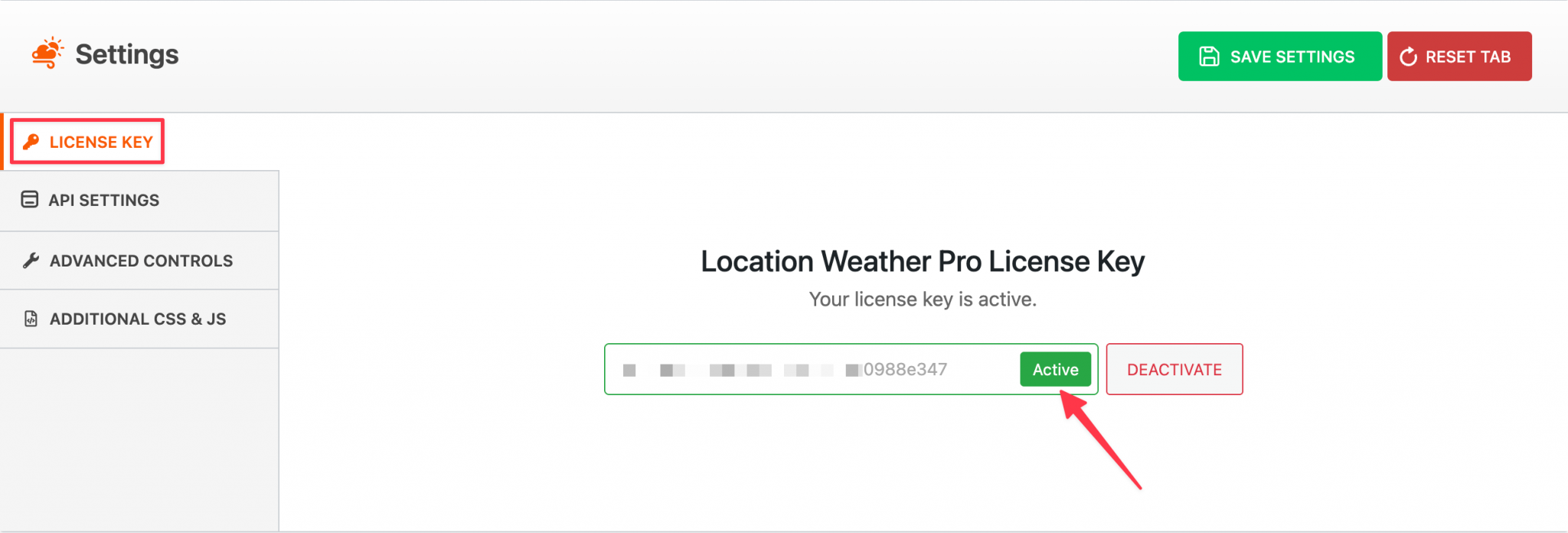 License Key Activation – Location Weather Docs